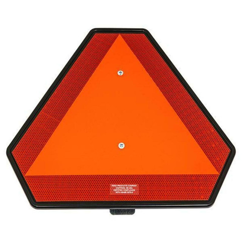 Golf Cart Slow Moving Vehicle Sign | Reflective Orange Triangle | GCTS
