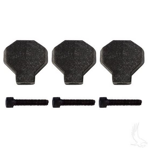 EZGO Secondary Clutch Ramp Shoe Kit - Set of 3 (Fits EZ-GO Gas 1994 ...
