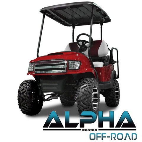 Club Car Precedent ALPHA Body Kit in RED | GCTS