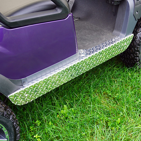 Club Car Tempo / Onward Rocker Panels in Diamond Plate | GCTS