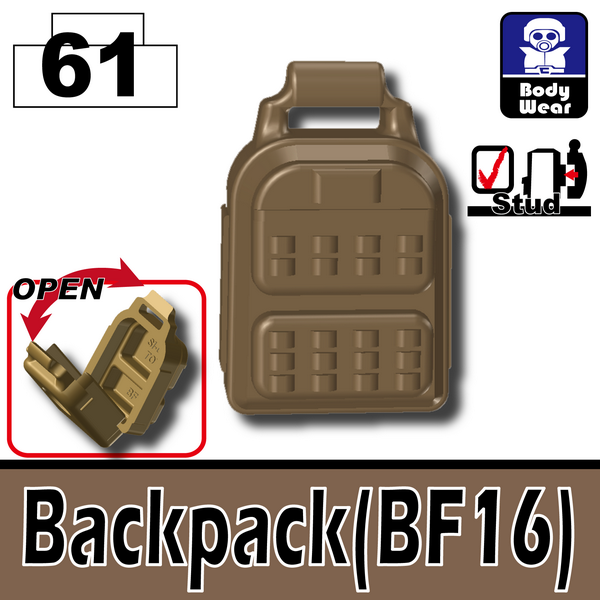 Backpack (BF16) Dark Tan - Brick Republic