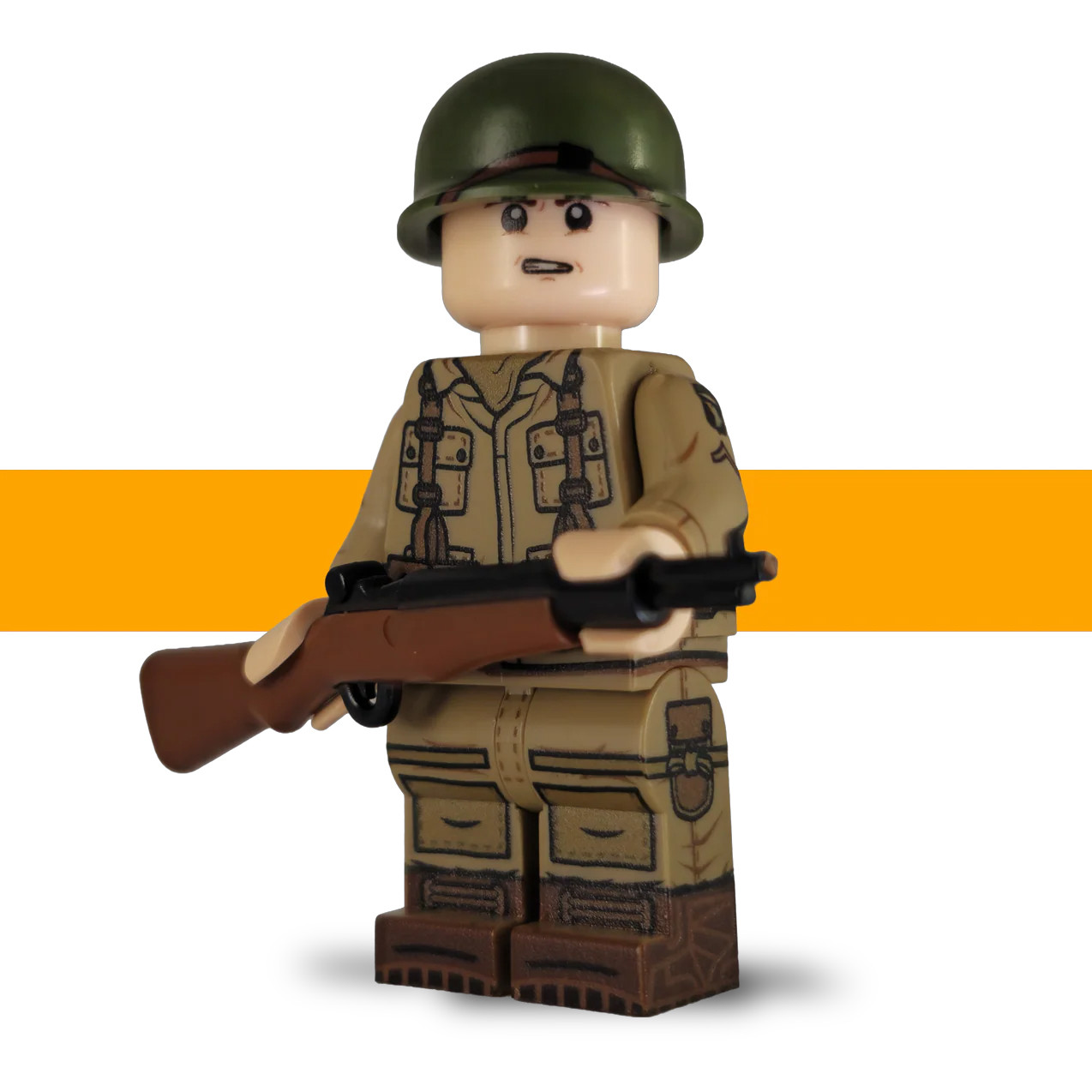 Scots Plastic Custom LEGO Minifigure - PFC Shifty Powers - WW2 - Brick ...