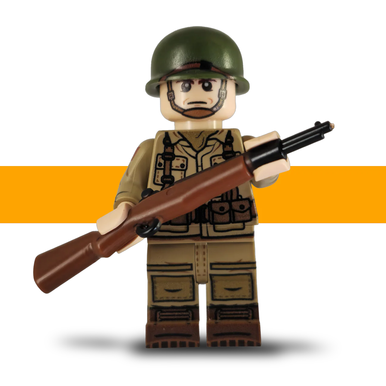Scots Plastic Custom LEGO Minifigure - 101st Airborne Rifleman - WW2 ...