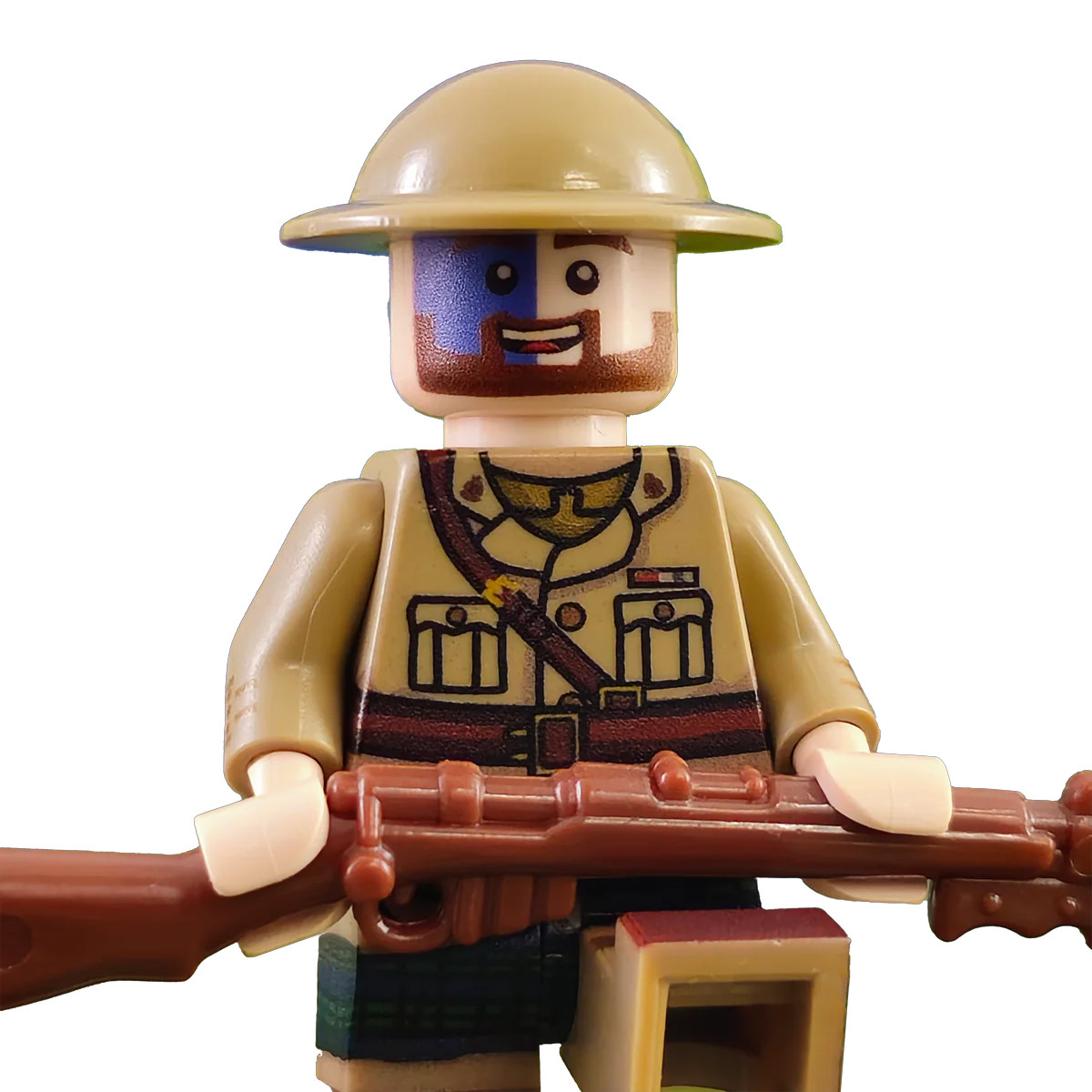 Scots Plastic Custom LEGO Minifigure - Scot British Rifleman – WW1 ...