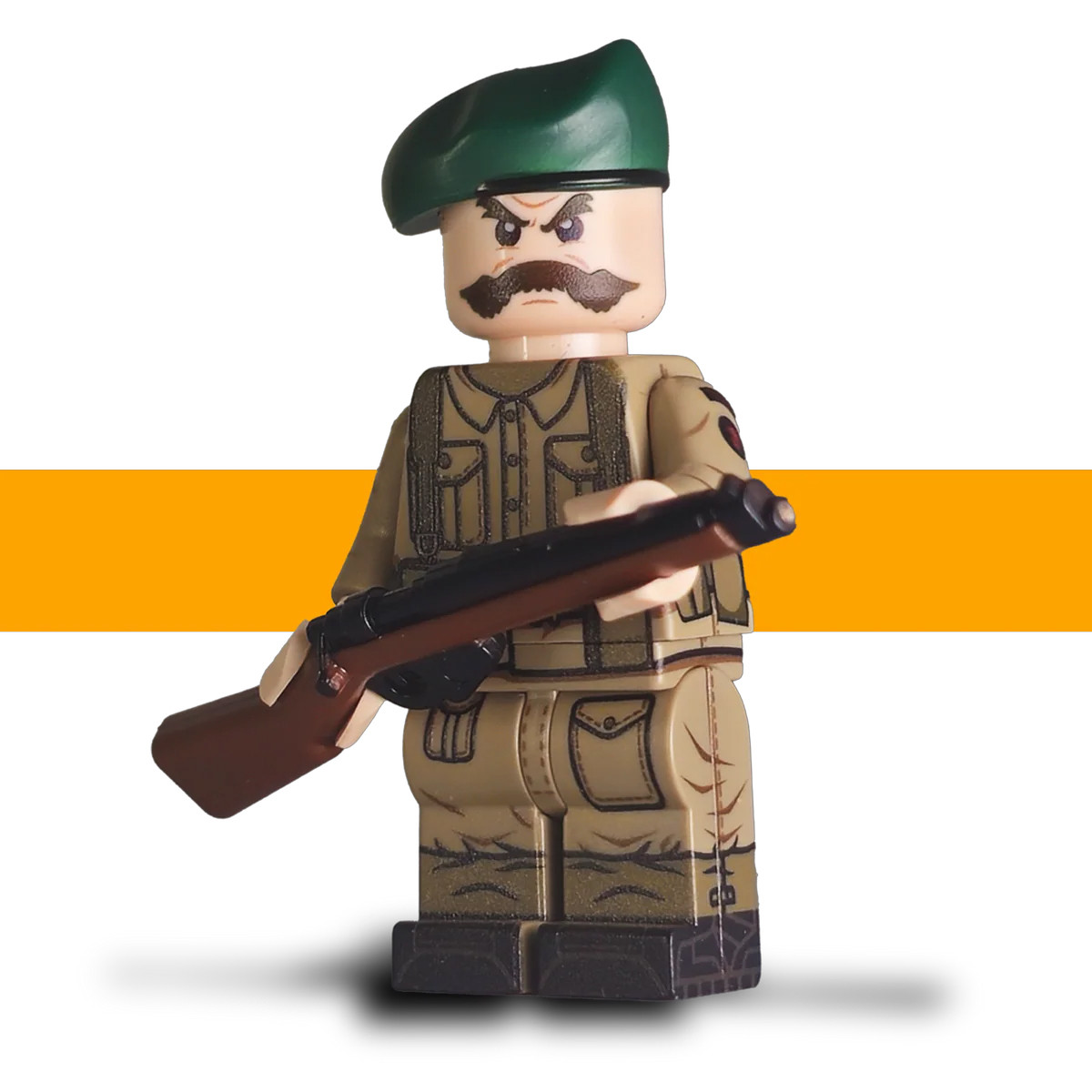 Scots Plastic Custom LEGO Minifigure - Royal Marine Commando - WW2 ...