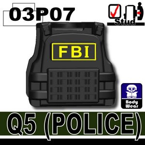 Tactical Vest Q5 FBI - Brick Republic
