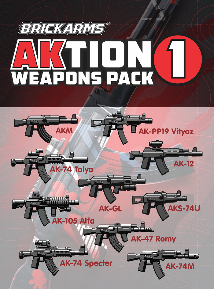 BrickArms AKtion Pack 1 - Brick Republic