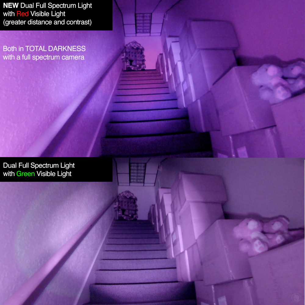 GhostStop Ghost Hunting Equipment - IR & Full Spectrum Dual Light