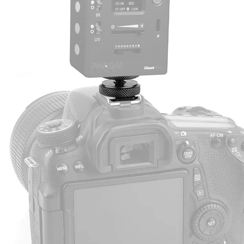 GhostStop Ghost Hunting Equipment - Hotshoe Tripod Mount Adapter