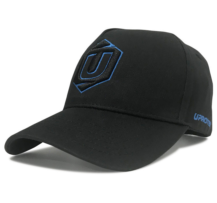 A Frame Cap Hat Black & Blue | Uprotein