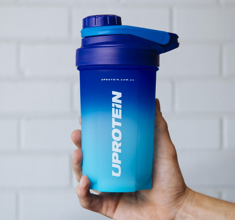Protein Shaker 500mL Gradient Blue - Uprotein