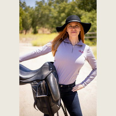 Lavender Ash Riding Shirt - DQD Vintage Collection - Equivont