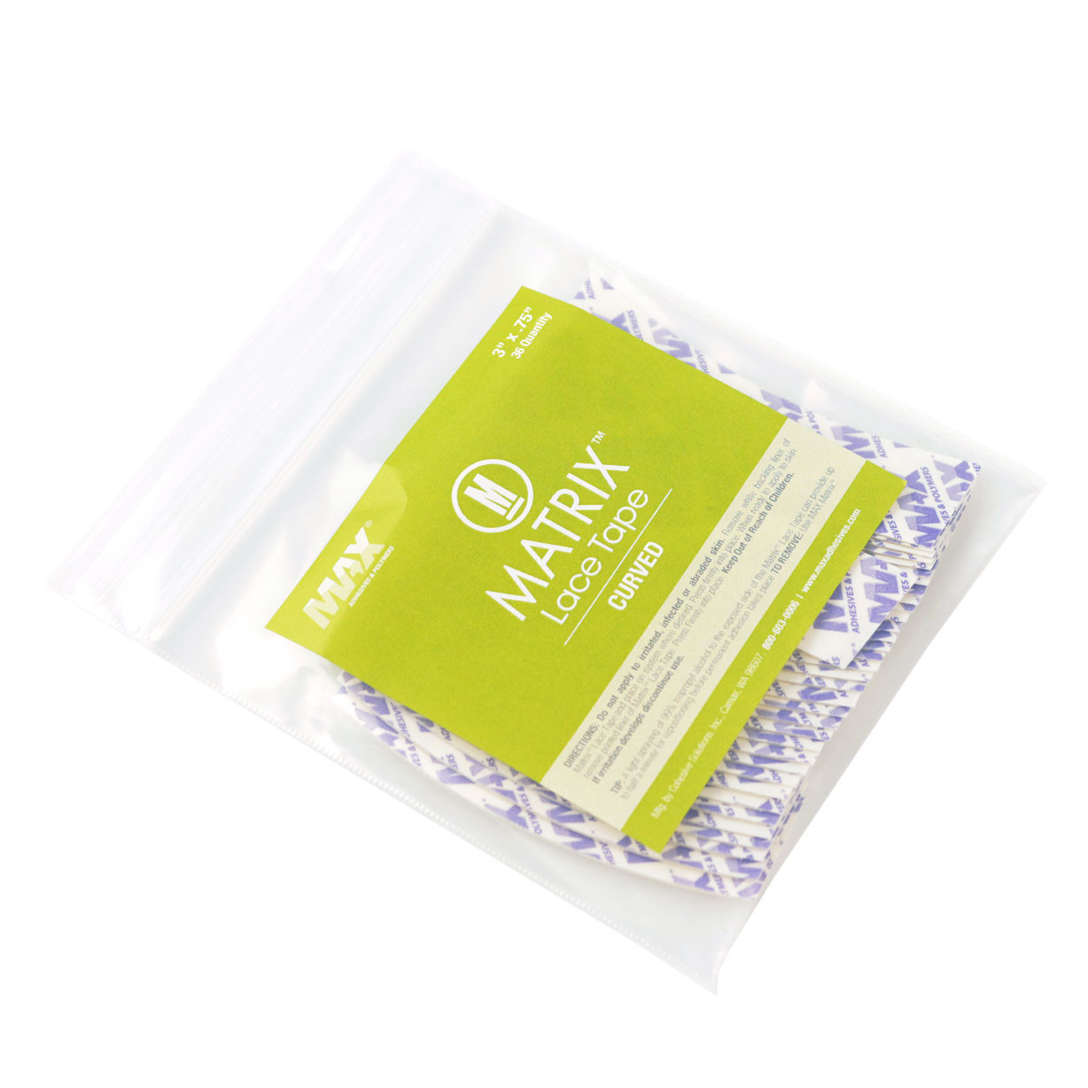 MAX Matrix Lace Tape Curved "C" Shape - Superhairpieces.ca