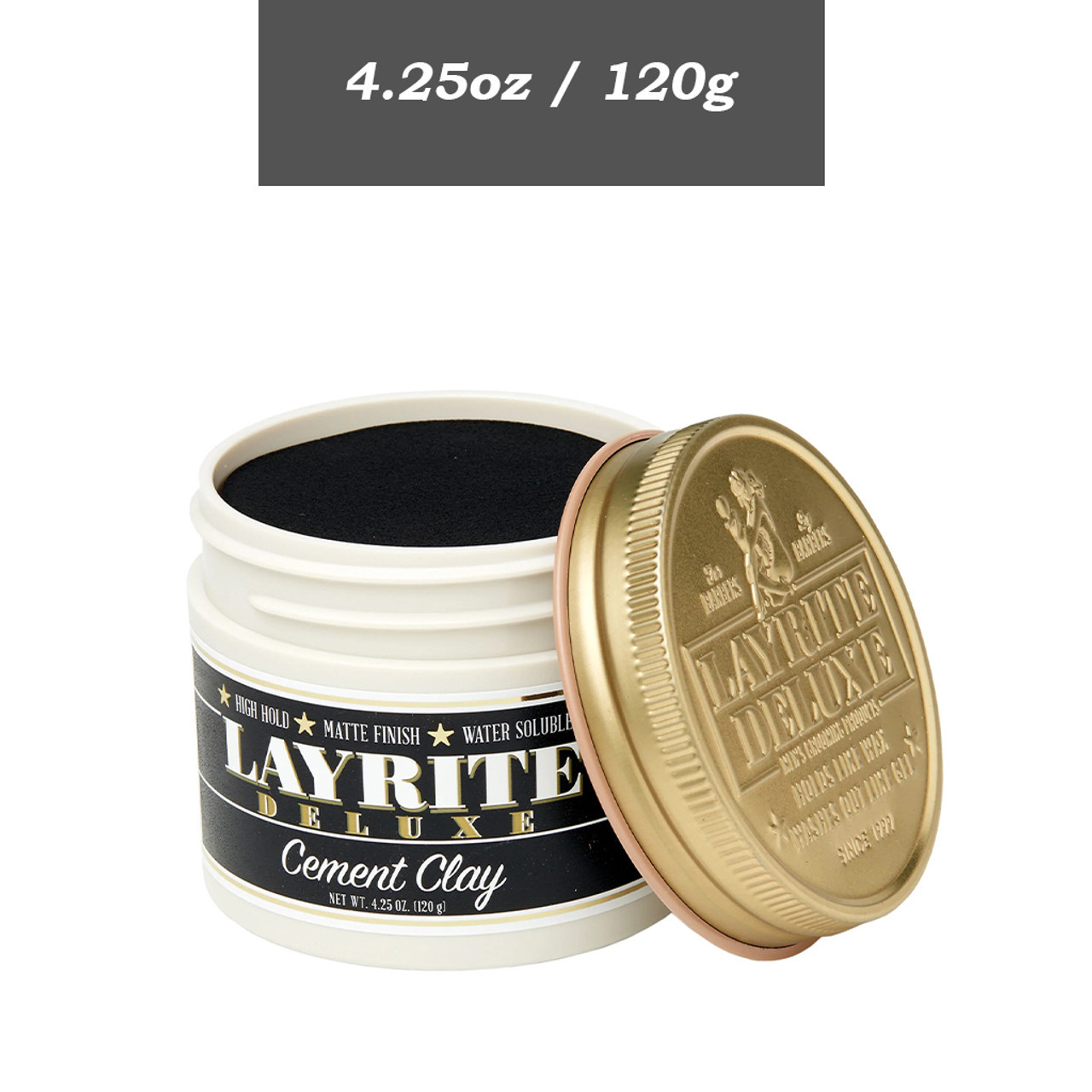 Layrite Deluxe Cement Clay for Hair Styling - Superhairpieces.ca