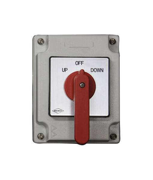 Bremas Maintain Drum Switch | Red Handle | Boat Lift Warehouse