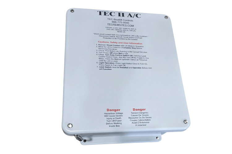 TEC A/C Remote Control Unit Auto Shop | Boat Lift Warehouse