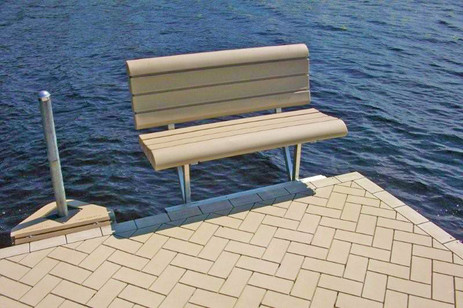 QC Off-Deck Lake View Bench Tan
