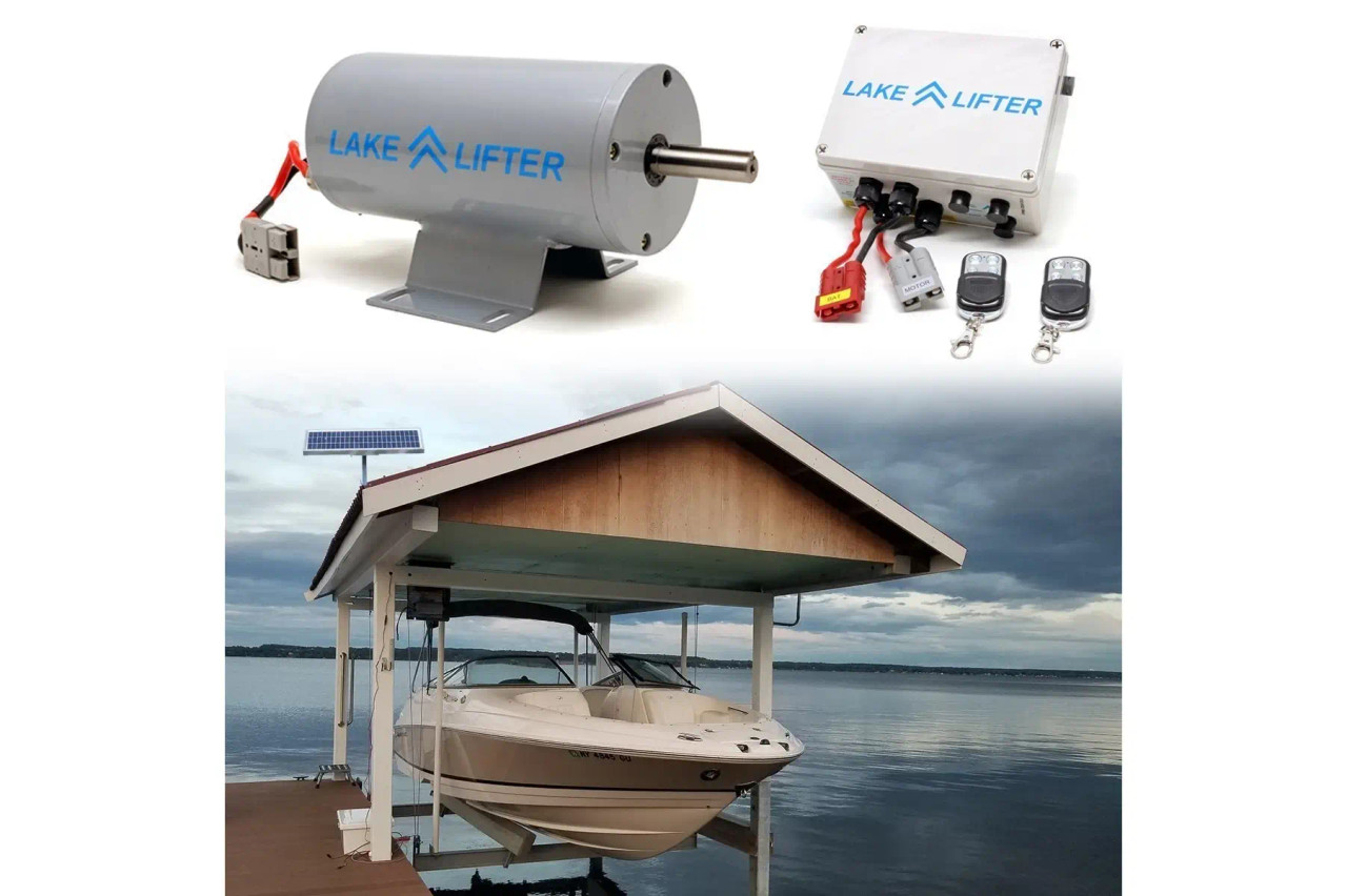 Solar Boat Lift Motor Kit Boathouse