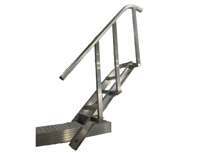 4 Step Walkboard Ladder with Handrail