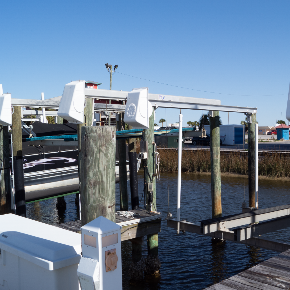 Back Boat Hoist Cover