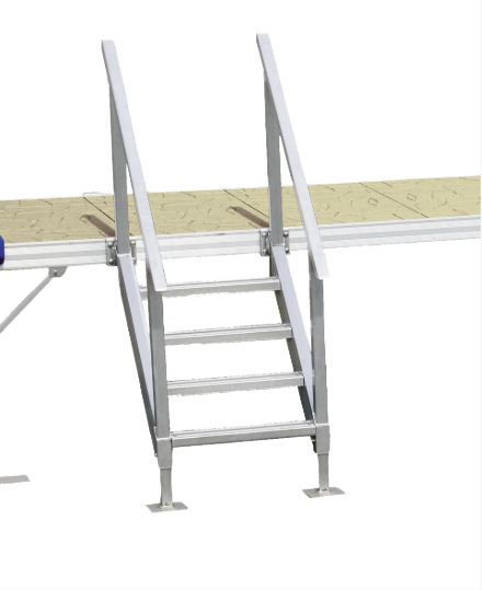 Dock Steps with Handrail