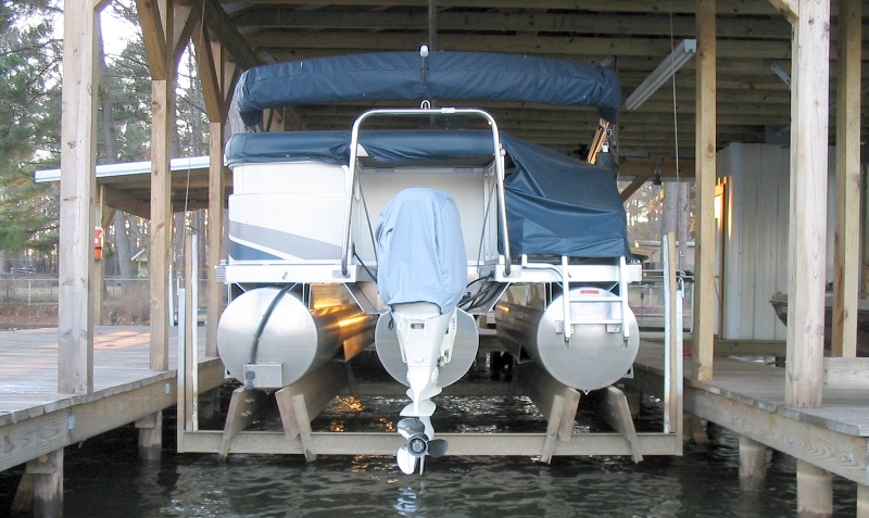 Pontoon Cradle Center Kit for Wood Mounting | Boat Lift Warehouse
