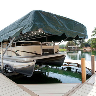 ShoreStation Aluminum Frame Replacement Canopy Covers w/ Harbor Time Fabric