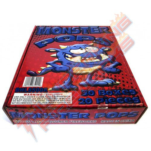 Monster Snaps Display Box 30/20 - ThunderkingFireworks.com