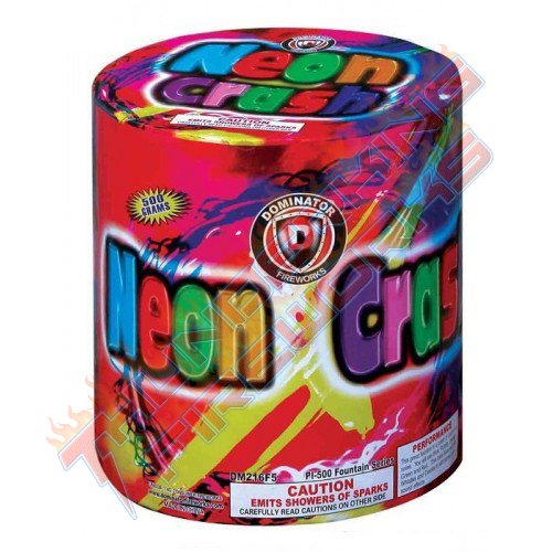 Neon Crash Fountain - ThunderkingFireworks.com