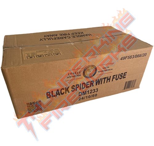 Black Spider Firecrackers 60ct Box
