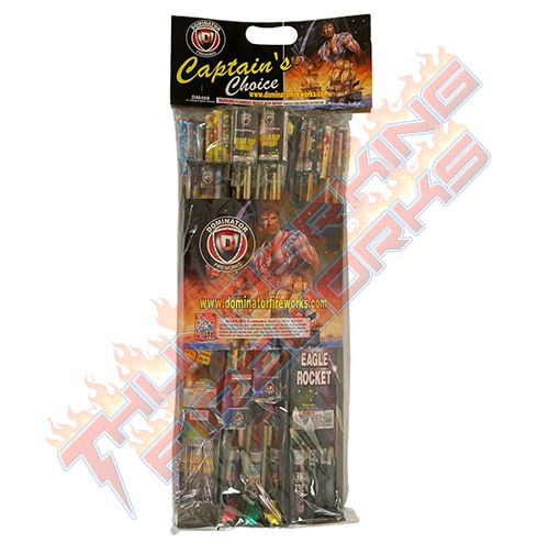 The Captain's Choice Rocket Assortment - ThunderkingFireworks.com