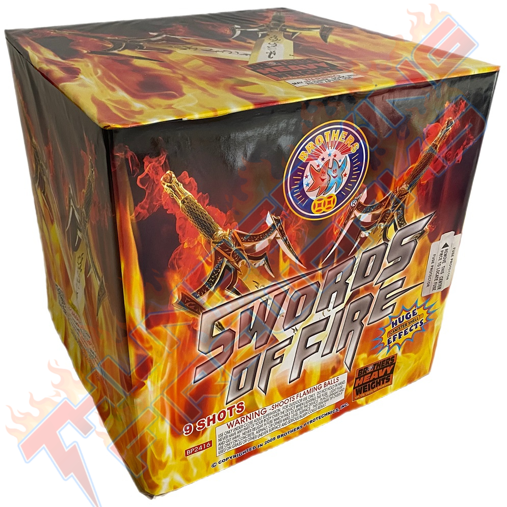 Swords Of Fire - ThunderkingFireworks.com