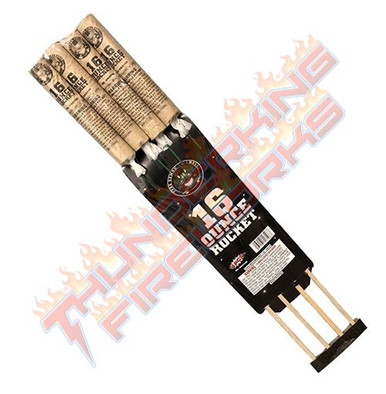 Pyro Demon 16oz Rockets 4pk - ThunderkingFireworks.com