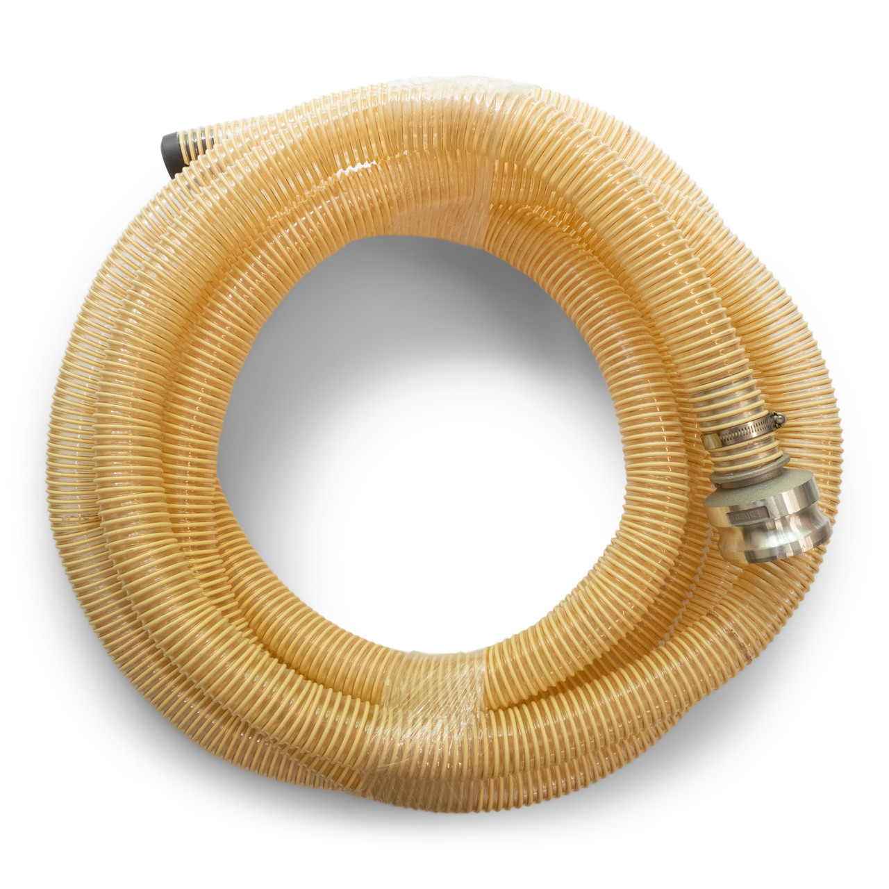 2'' Anti Static Hose With 3" Camlock & Plastic Tapered Bore