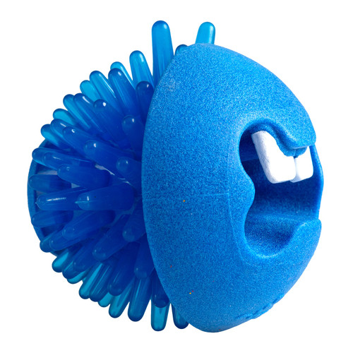 Rogz Fred Treat Dispensing Ball Toy For Dogs - Blue - Pet Chemist Online