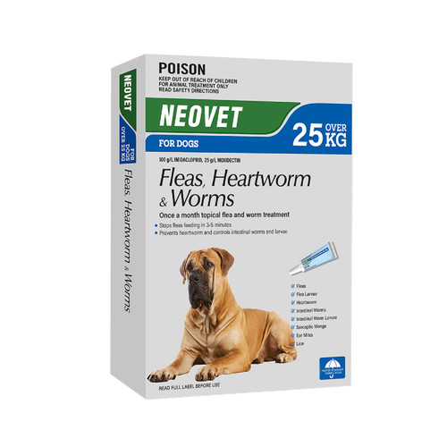 Neovet Flea And Worming for Extra Large Dogs - Over 25kg - Pet Chemist Online