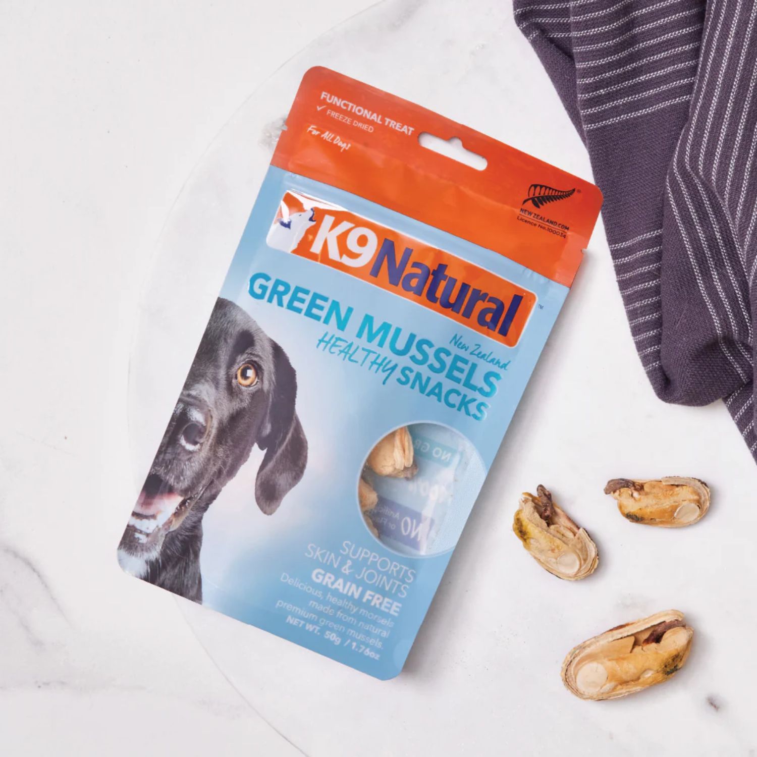 K9 Natural Green Mussel Healthy Dog Snacks (50g)
