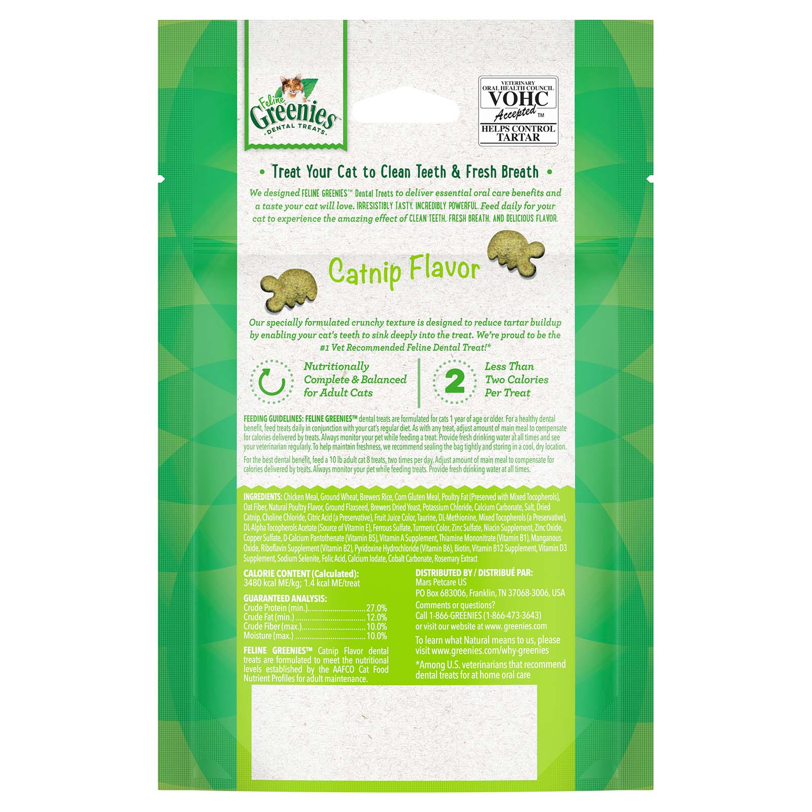 Greenies Feline/Cat Catnip (60g packet)