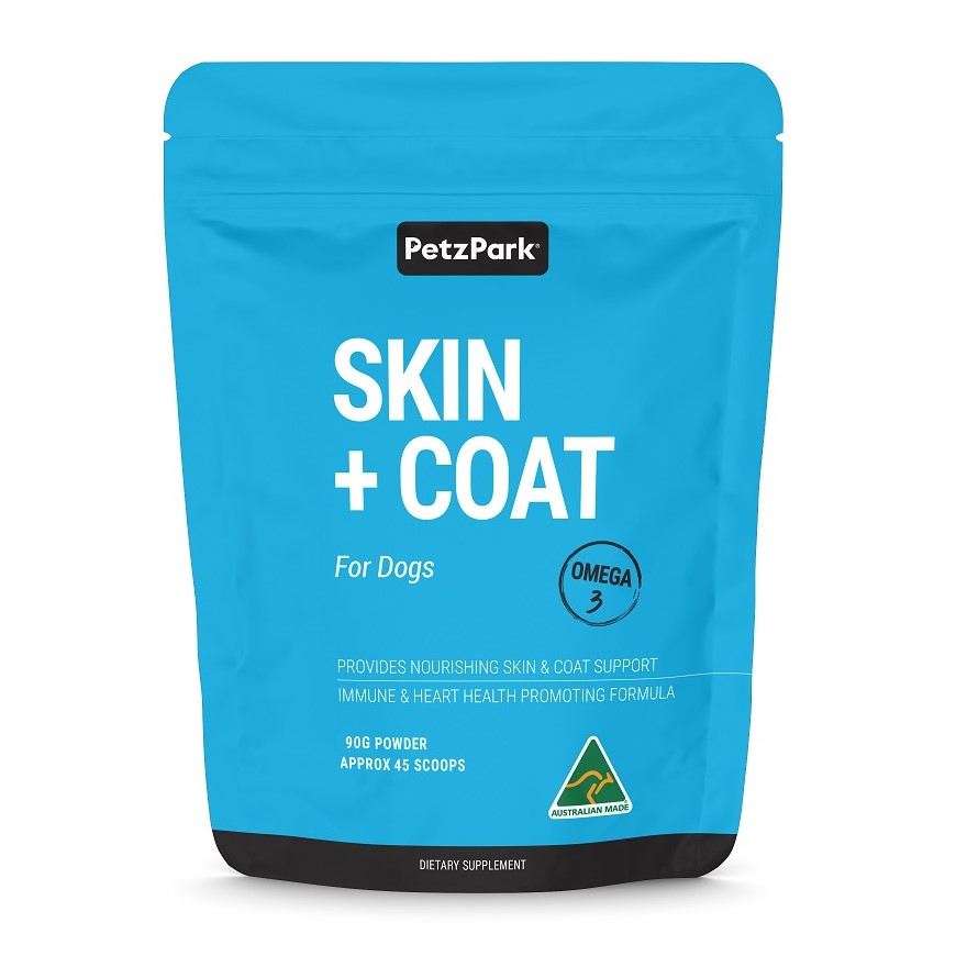 Petz Park Skin + Coat Powder Supplement For Dogs - 90 Scoops Pack