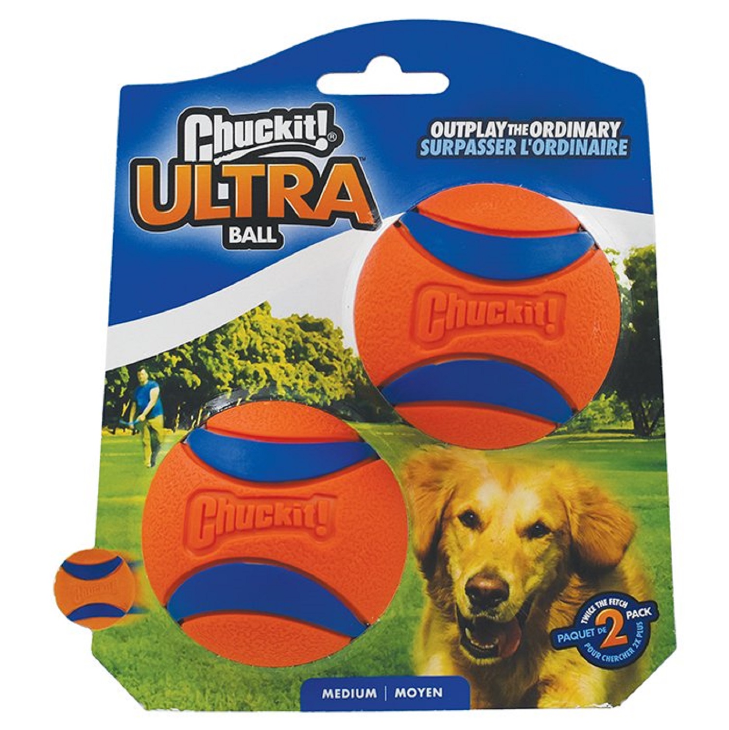 Chuckit! Ultra Ball - Medium 6cm - Front Packaging