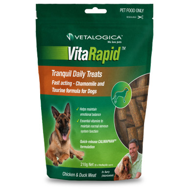 Vetalogica VitaRapid Tranquil Daily Treats for Dogs (210g)
