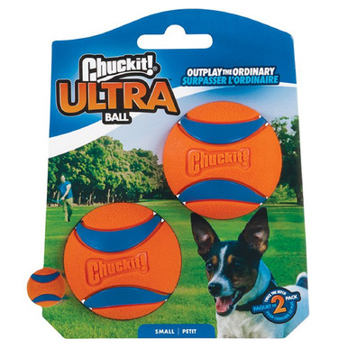 Chuckit! Ultra Ball Toy for Dogs - Small 5cm (2 pack)