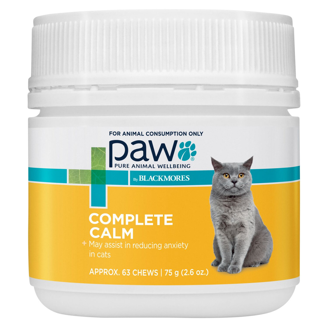 PAW Complete Calm Cat Tryptophan Chews (75g appox 63 chews)