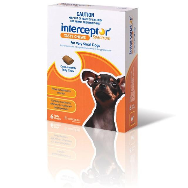 Interceptor Orange 0-4kg Very Small Dogs