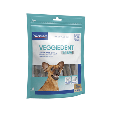 VeggieDent FR3SH Dental Chews For Extra Small Dogs