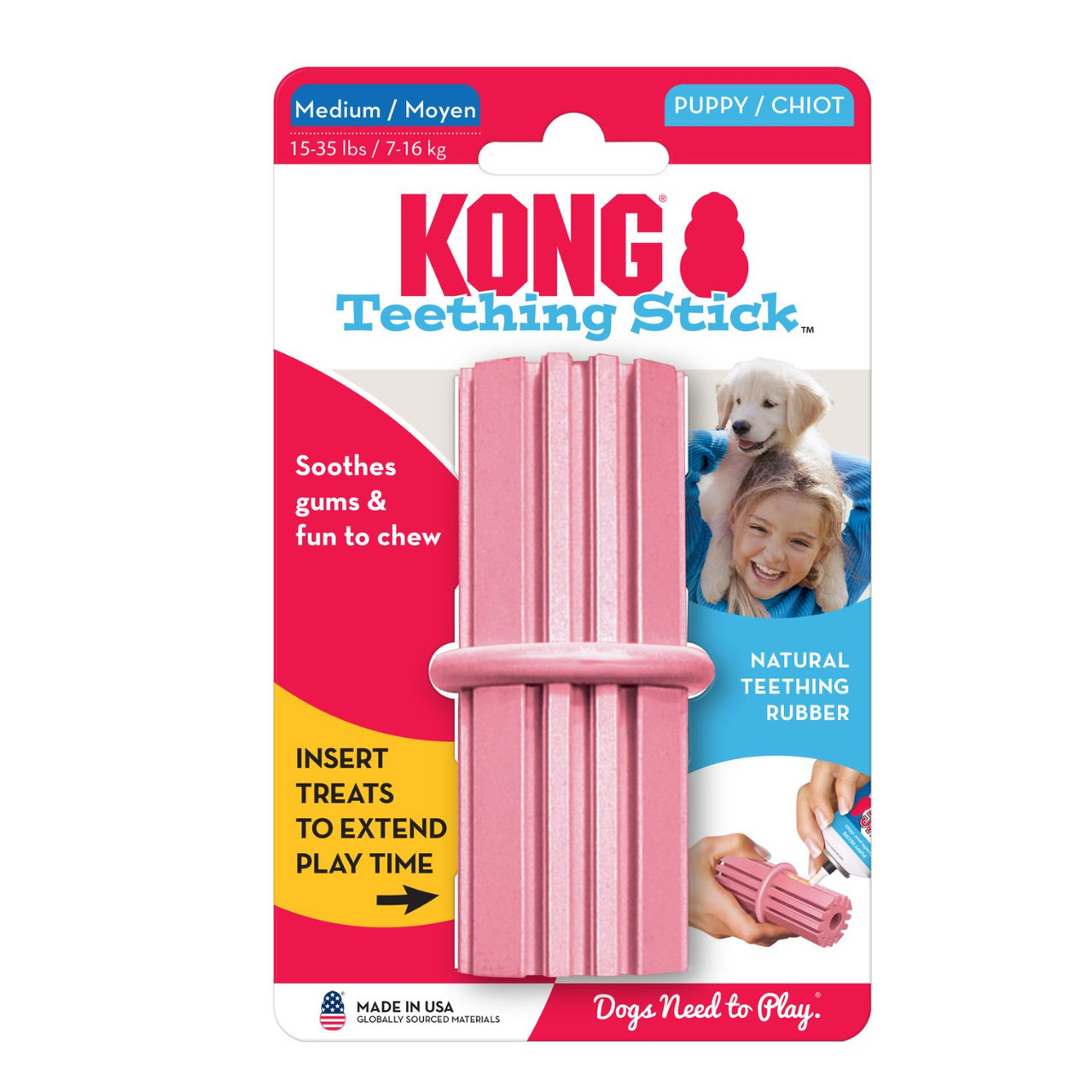 KONG Puppy Teething Stick - Chew Toy for Puppies
