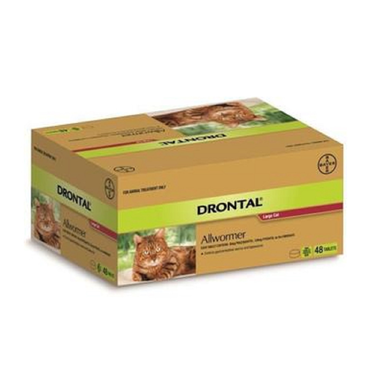 Drontal For Large Cats 6kg Tablets Protect your large cat with Drontal ...