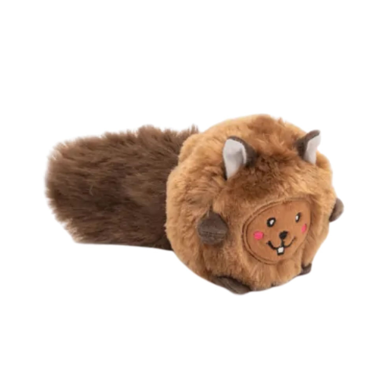 ZippyPaws Bushy Throw Squirrel Plush Dog Toy