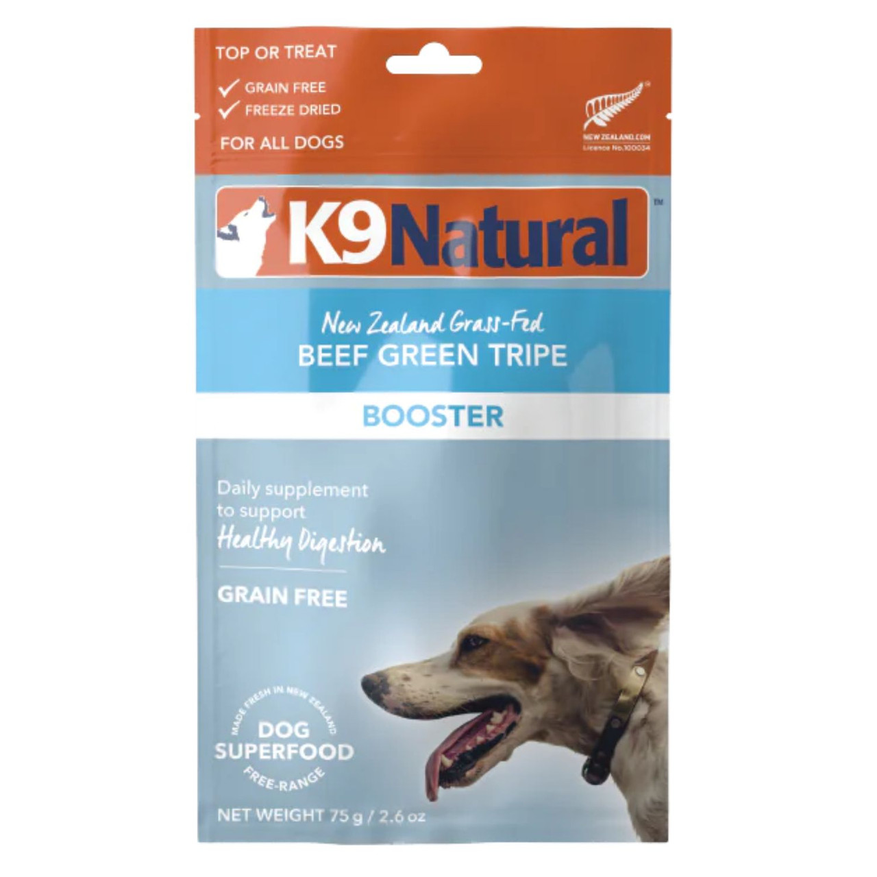 K9 Natural Beef Green Tripe Freeze-Dried Booster For Dogs