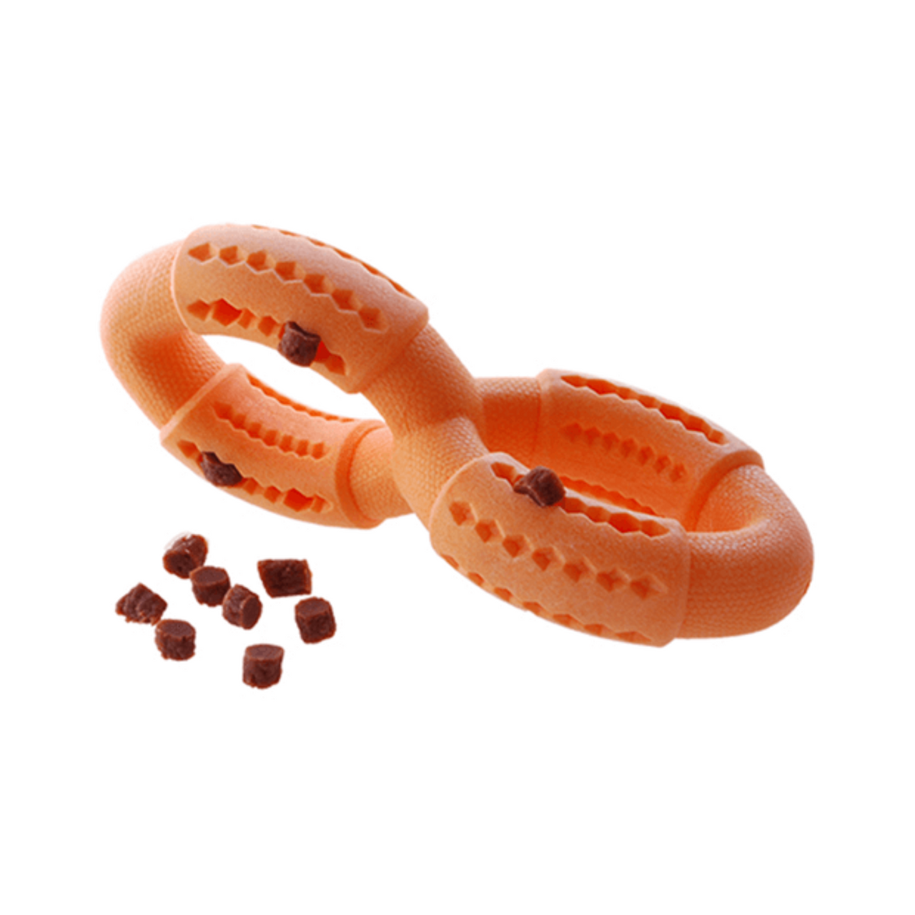 Ruff Play Foam Double Ring Treat Toy for Dogs